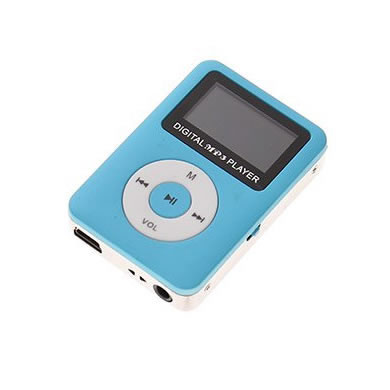 LECTOR MICRO SD Y REPRODUCTOR MP3 CON DISPLAY, COLOR AZUL ...