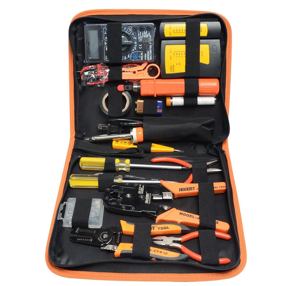 KIT DE HERRAMIENTAS PARA RED DE 16 PIEZAS :: DataComponents Mayoreo