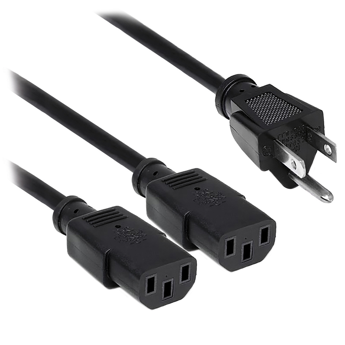 CABLE DE CORRIENTE PARA CPU Y MONITOR A PARED :: DataComponents Mayoreo