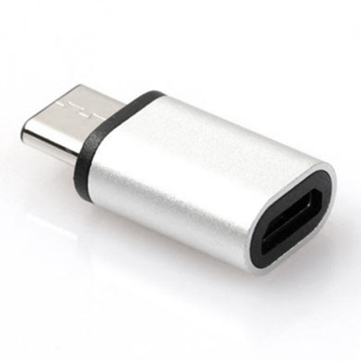 ADAPTADOR USB TIPO "C" MACHO A MICRO "B" HEMBRA :: DataComponents Mayoreo