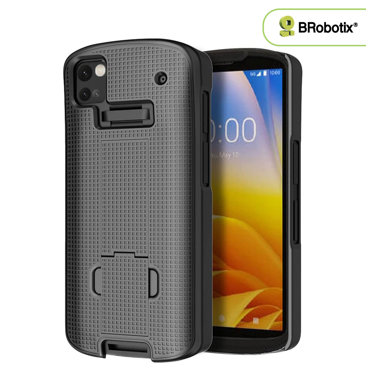 FUNDA TEXTURIZADA CON CORREA Y SOPORTE PARA SCANNER ZEBRA TC53 / TC58 ...