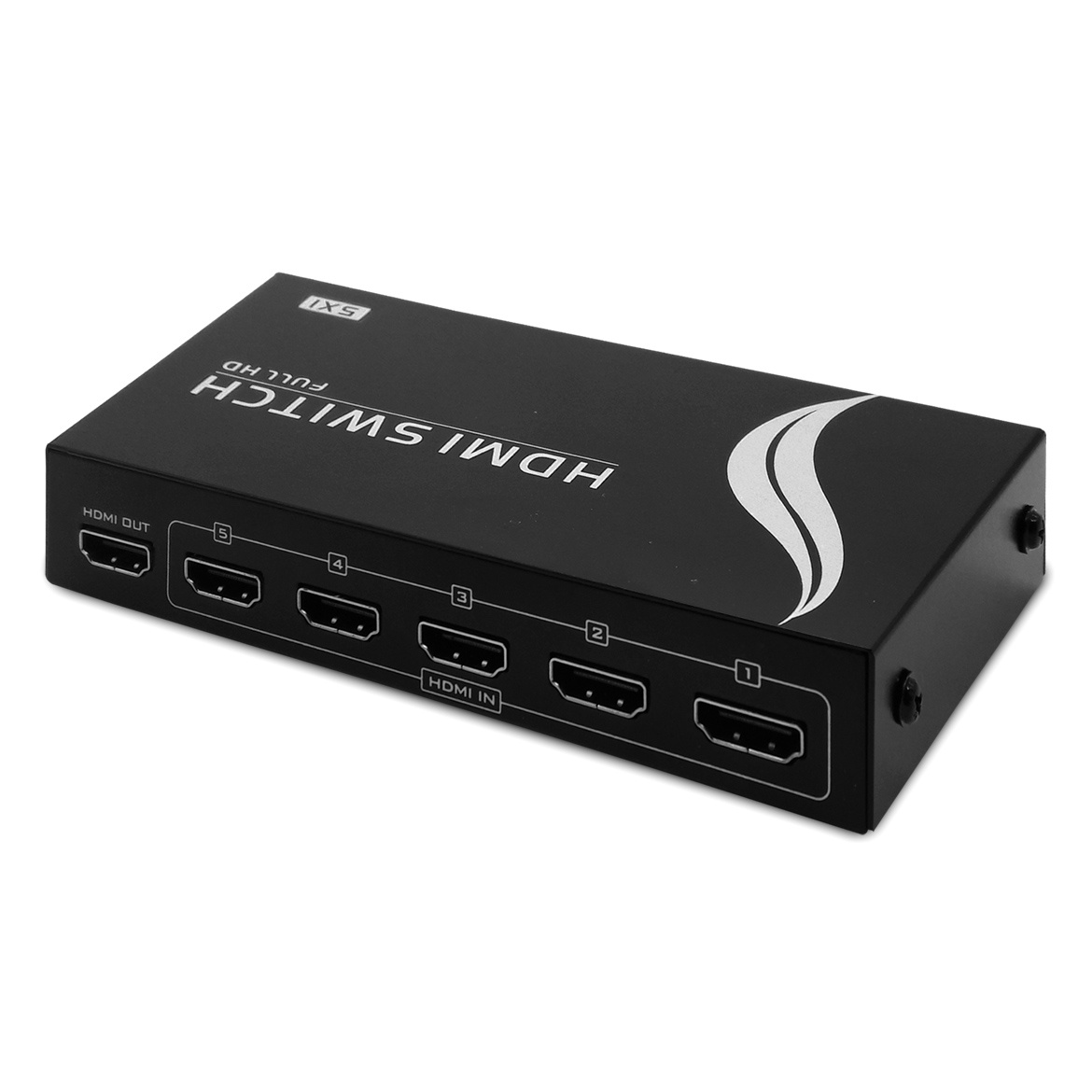 MULTIPLEXOR MANUAL HDMI, 5 DISPOSITIVOS A 1 TV, CON CONTROL REMOTO ...